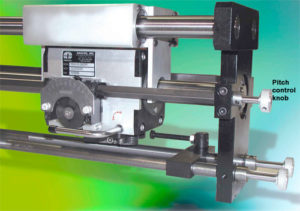 Pitch adjustment option for linear drive enhances accuracy and control