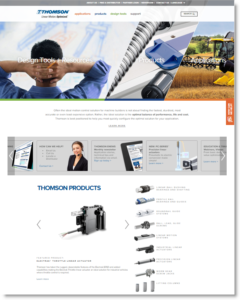 Enhanced Thomson website offers rich library of mechanical motion products