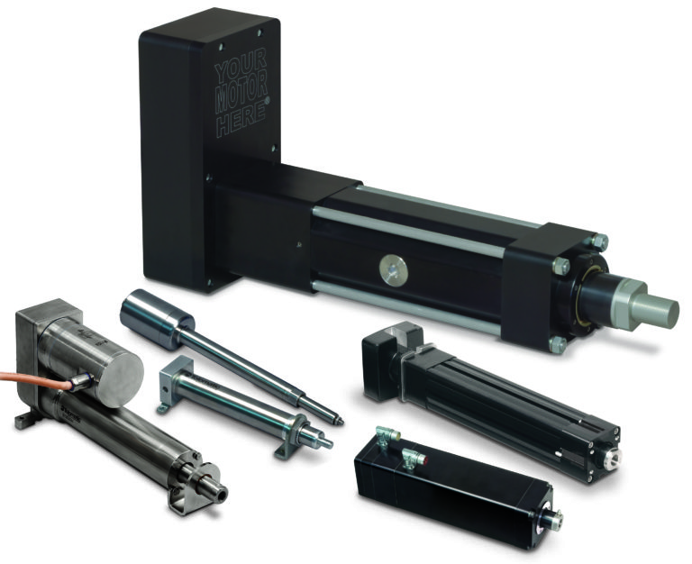 What are the main types of linear actuators?