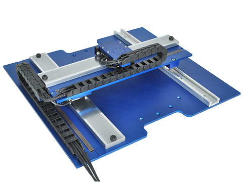 Dual-axis closed-loop linear-stepper stage