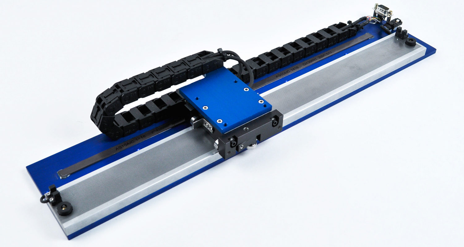 Low-profile linear stepper motor stage from H2W Technologies