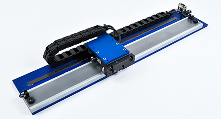 Low-profile linear stepper motor stage from H2W Technologies