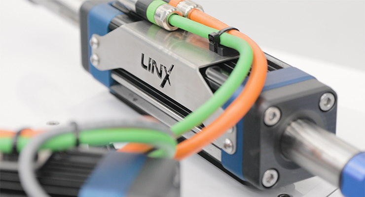 LinX tubular linear motor offers 10 micron resolution and 1200 N peak force