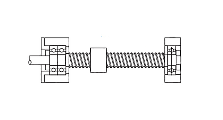 What are fixed and floating bearings in the context of linear motion?