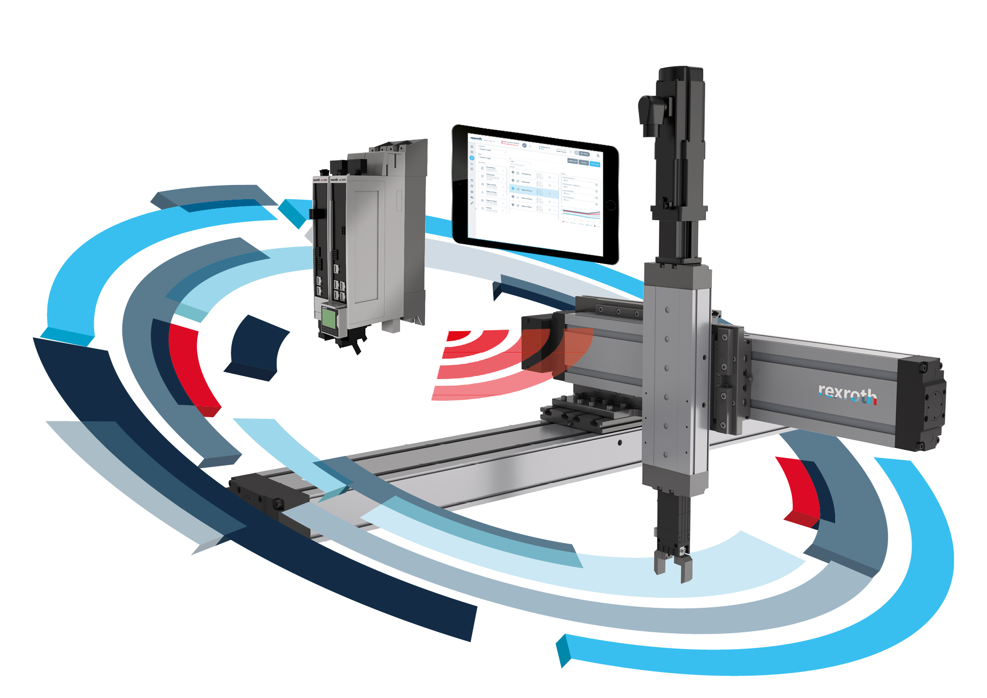 Smart mechatronics add capabilities to linear motion applications