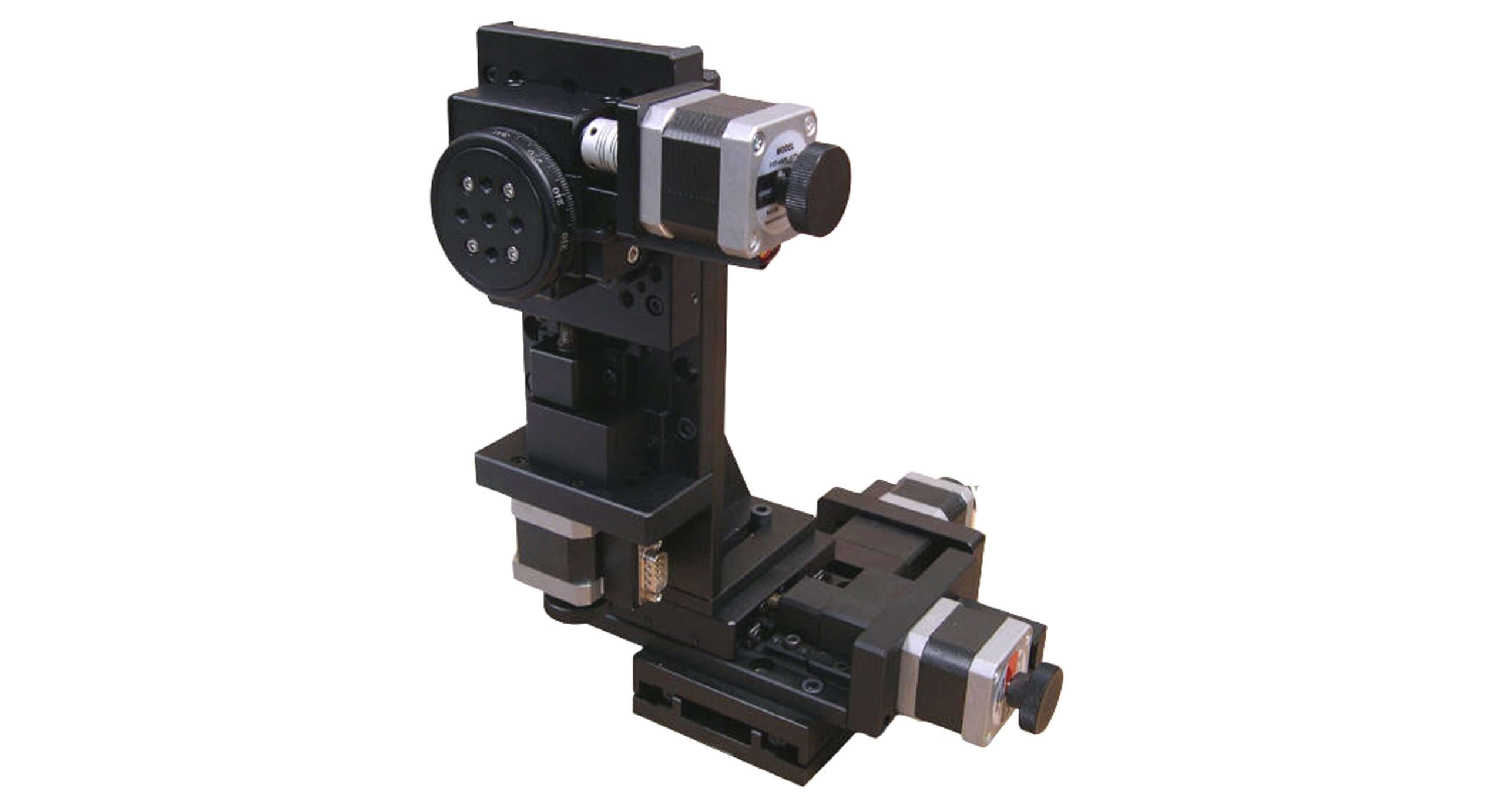 Four-axis positioning stages with four motor options