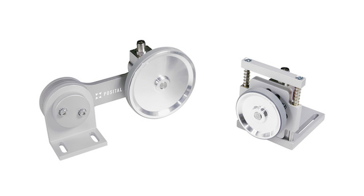 Measuring wheels enable linear position and speed sensing with rotary encoders