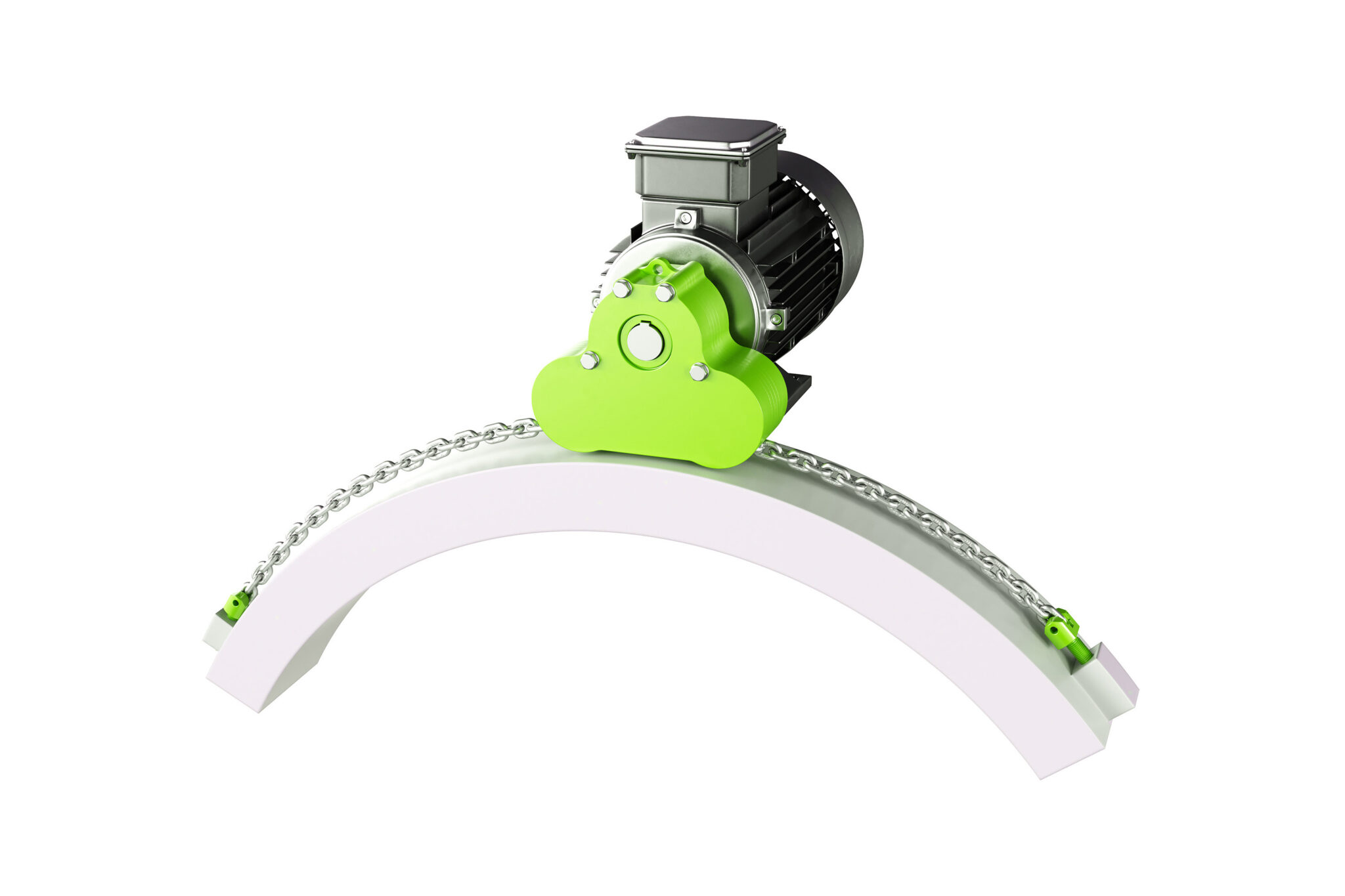 Omega Drive technology outputs linear or rotational motion